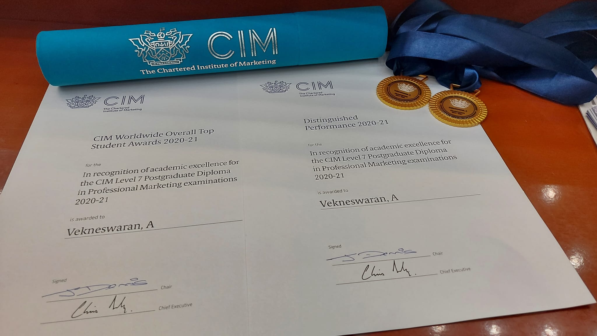 How Winning the Global Top Student Award at CIM Enriched My Life at JKH ...